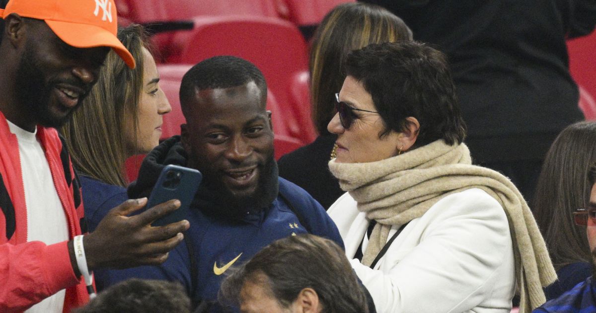 Veronique Rabiot mere de RABIOT Adrien (FRA) en tribune du match de ...