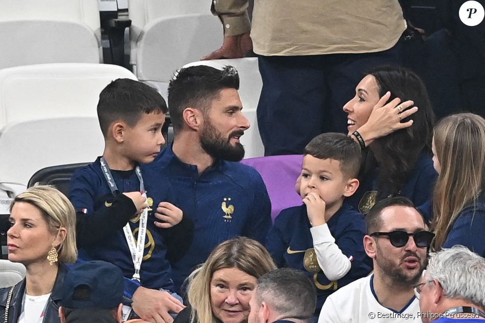 Olivier Giroud , sa femme Jennifer Giroud et leurs enfants - People et ...