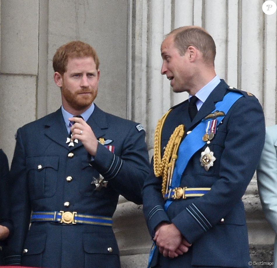 Le prince Harry, duc de Sussex, le prince William, duc de Cambridge ...