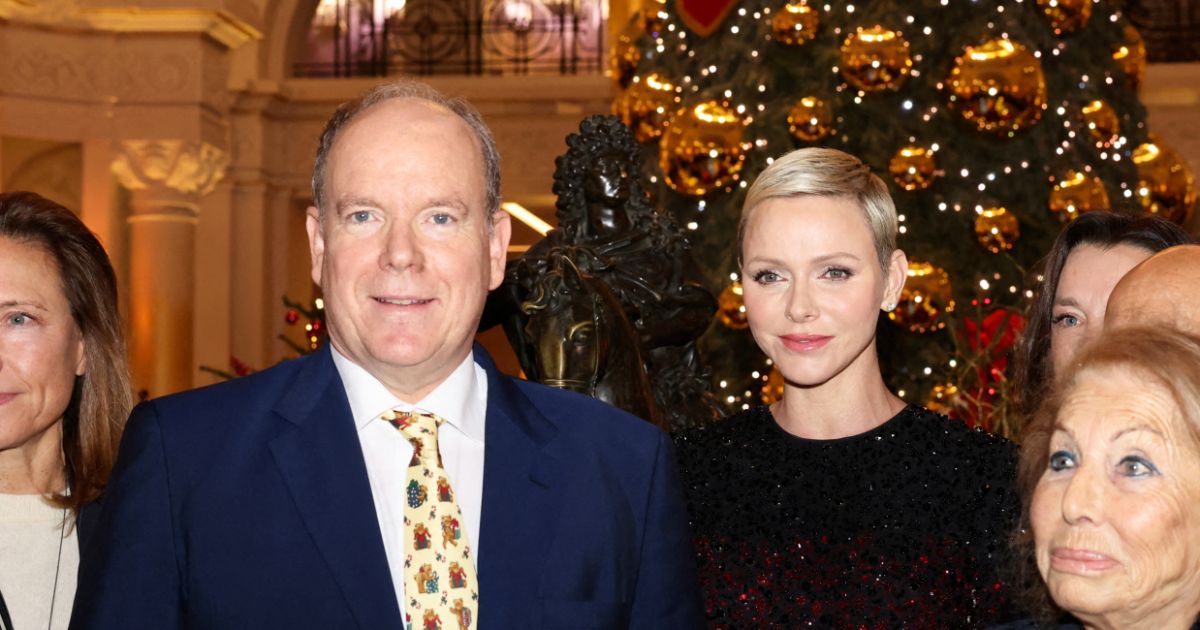 Exclusif - Le prince Albert II de Monaco, la princesse Charlene et Louisette Levy-Soussan ...