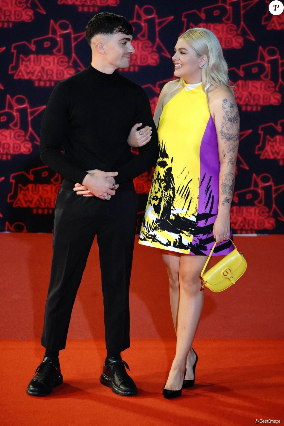 Florian Rossi et sa compagne Louane Emera lors de la 23ème édition des ...