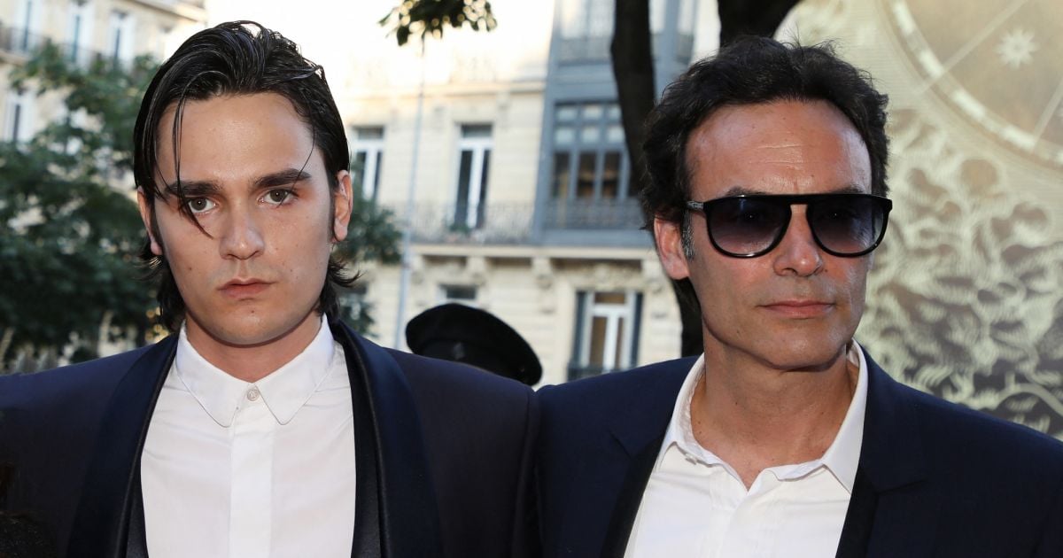 Anthony Delon avec son frère Alain-Fabien Delon aux arrivées de la ...