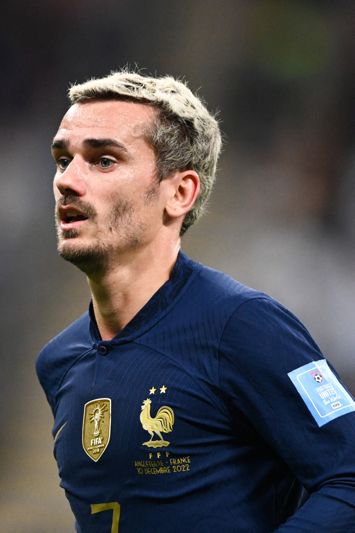 Photo : Antoine Griezmann au match de football de quart de finale ...