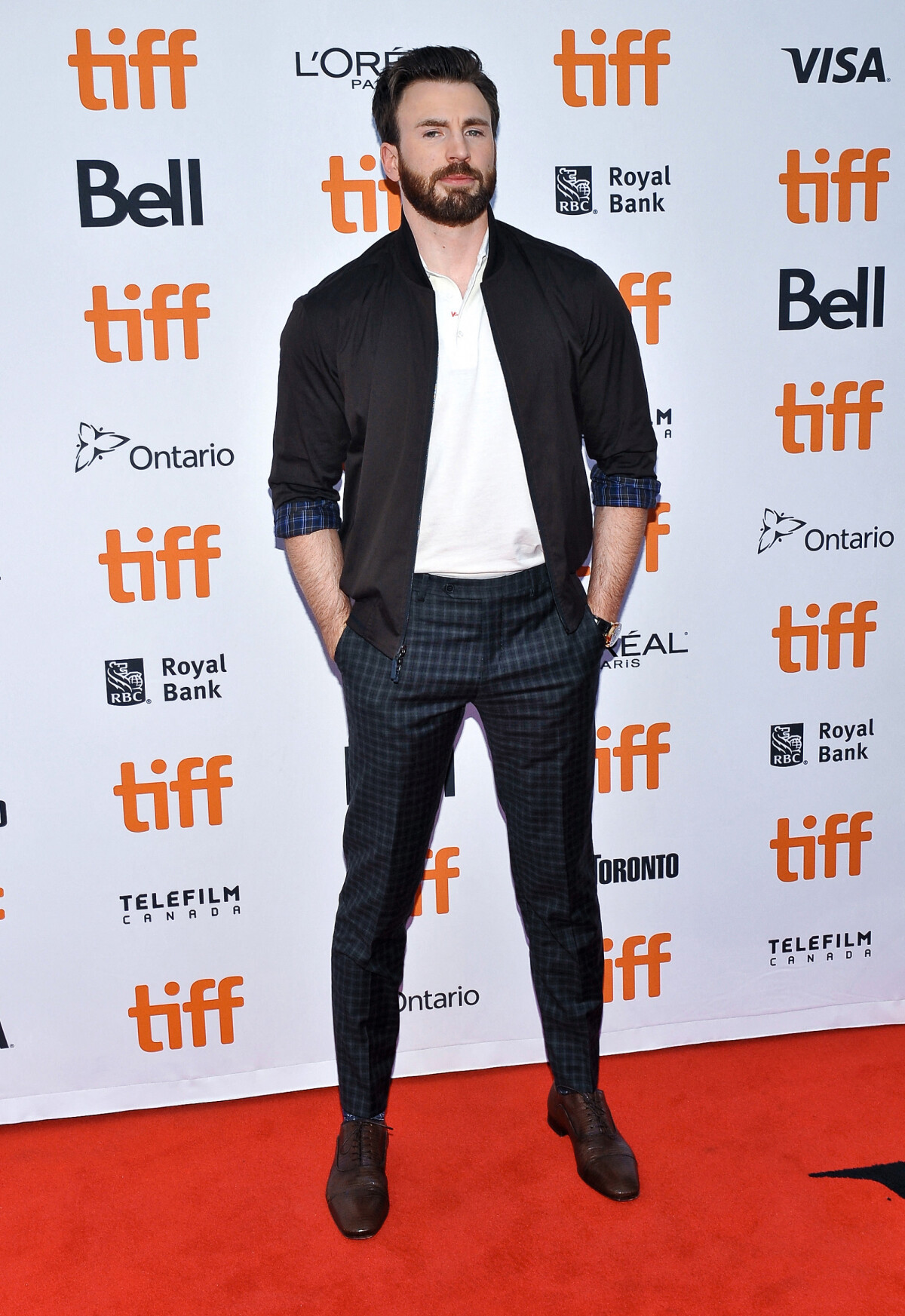 Photo : Chris Evans - Photocall du film " Knives Out " lors du Festival ...