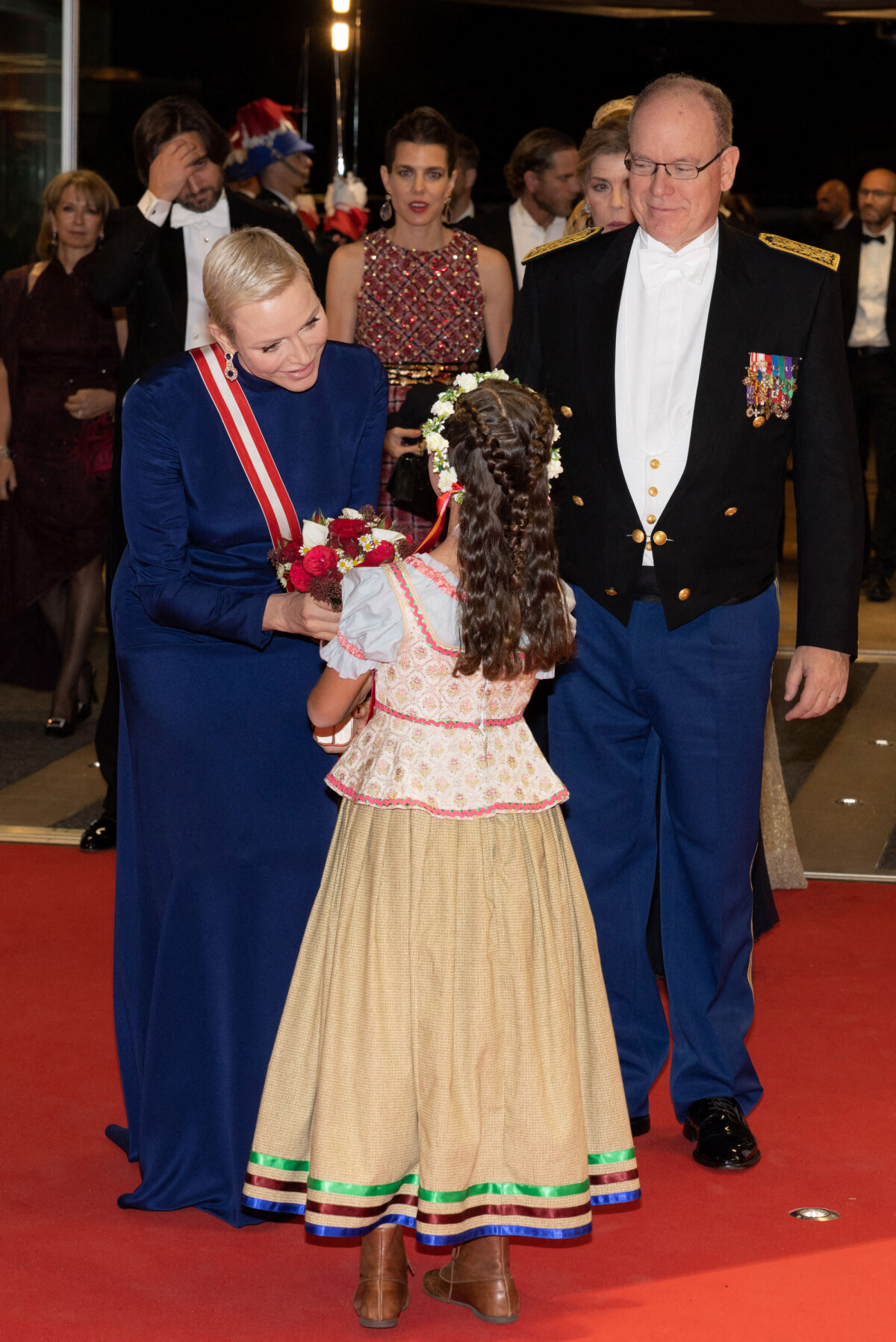Photo : Le prince Albert II de Monaco, La princesse Charlène de Monaco ...