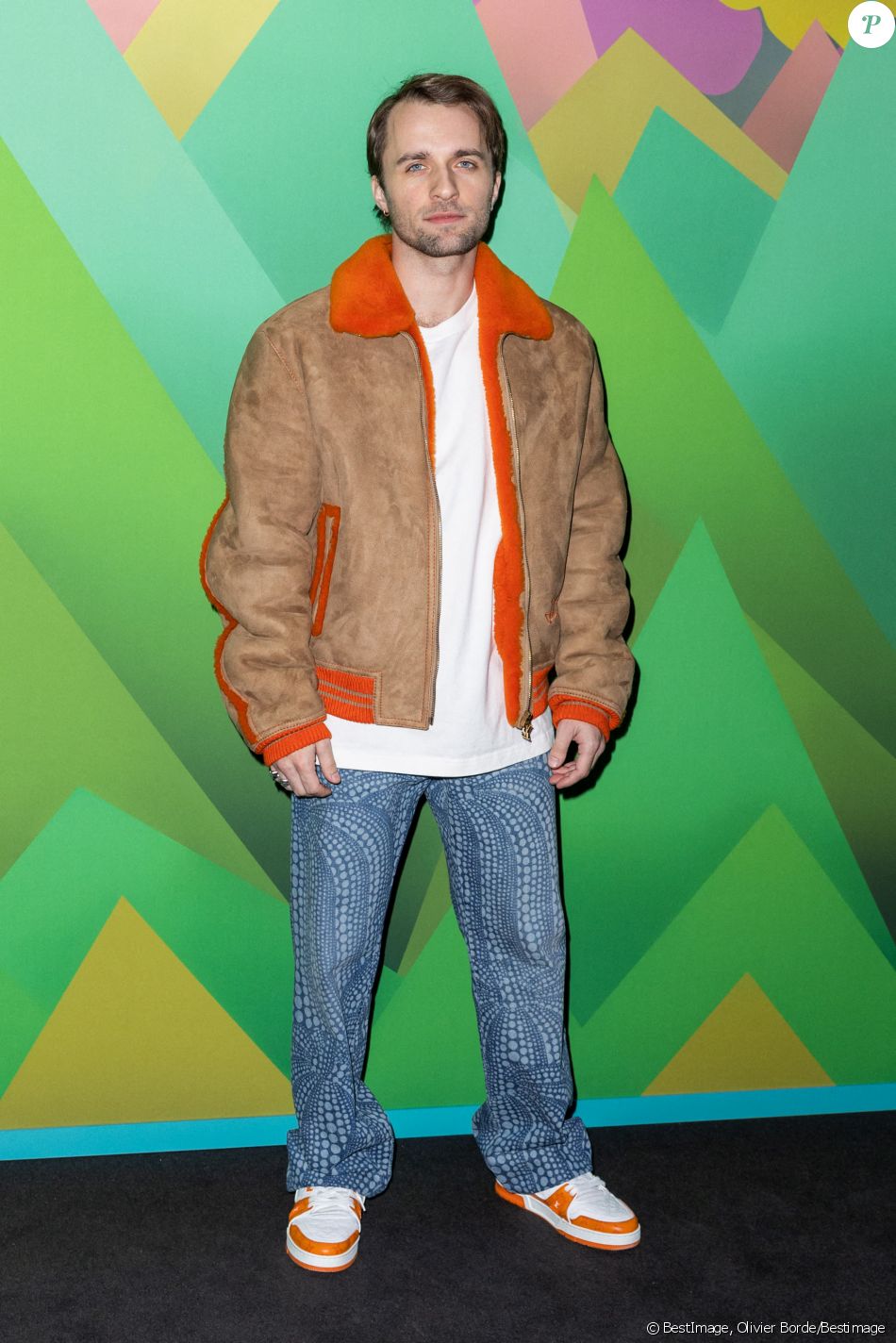Squeezie au photocall du défilé Louis Vuiton lors de la Fashion Week ...