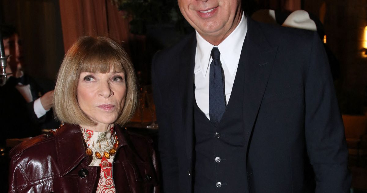 Anna Wintour et Marco Bizzarri (PDG de Gucci) - Dîner Gucci à l'hôtel ...