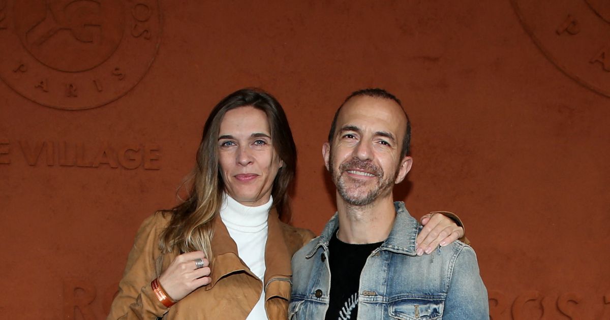Calogero et sa compagne Marie Bastide au village des internationaux de ...