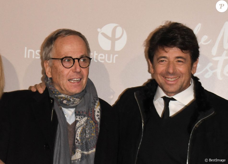 Fabrice Luchini et Patrick Bruel - Avant-première du film Le Meilleur ...