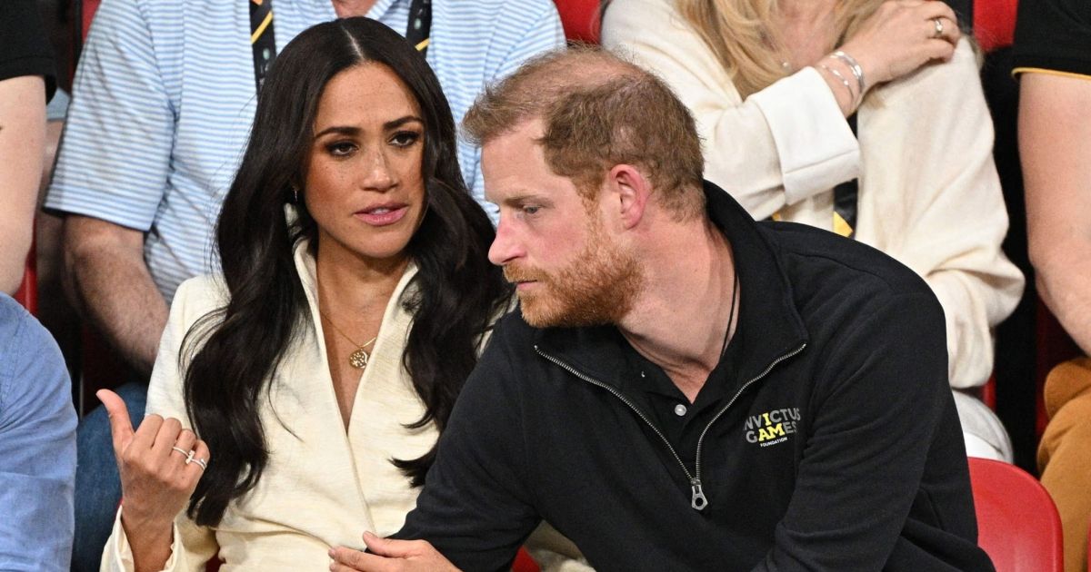 Le prince Harry et Meghan Markle assistent à la finale d'athlétisme, au ...