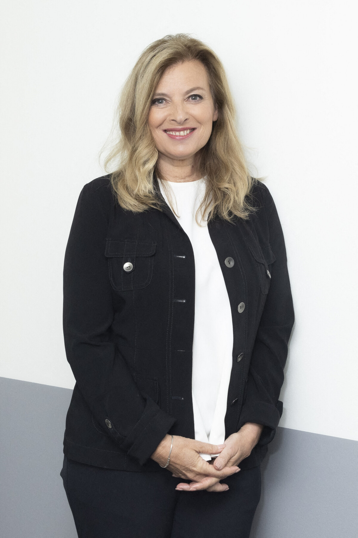 Photo : Exclusif - Valérie Trierweiler - Backstage de l'enregistrement ...