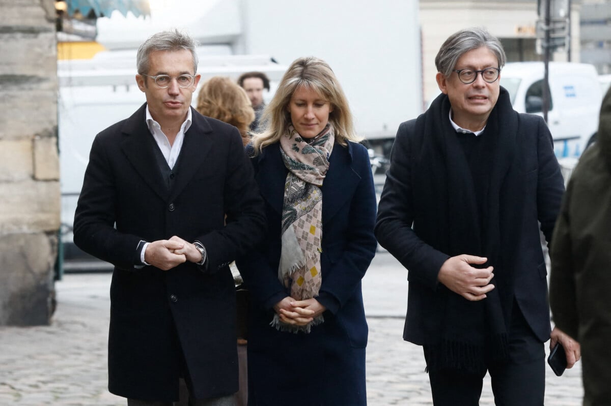 Photo : Brigitte Boucher - Obsèques de Philippe Tesson en l'église ...