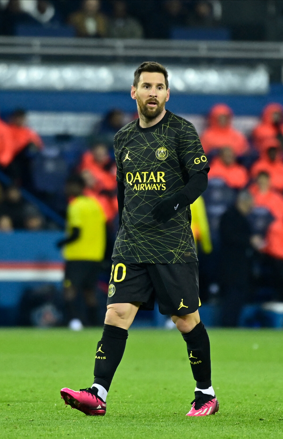 Photo : Attitude de Lionel Leo Messi ( 30 - PSG ) - Match de Ligue 1 ...