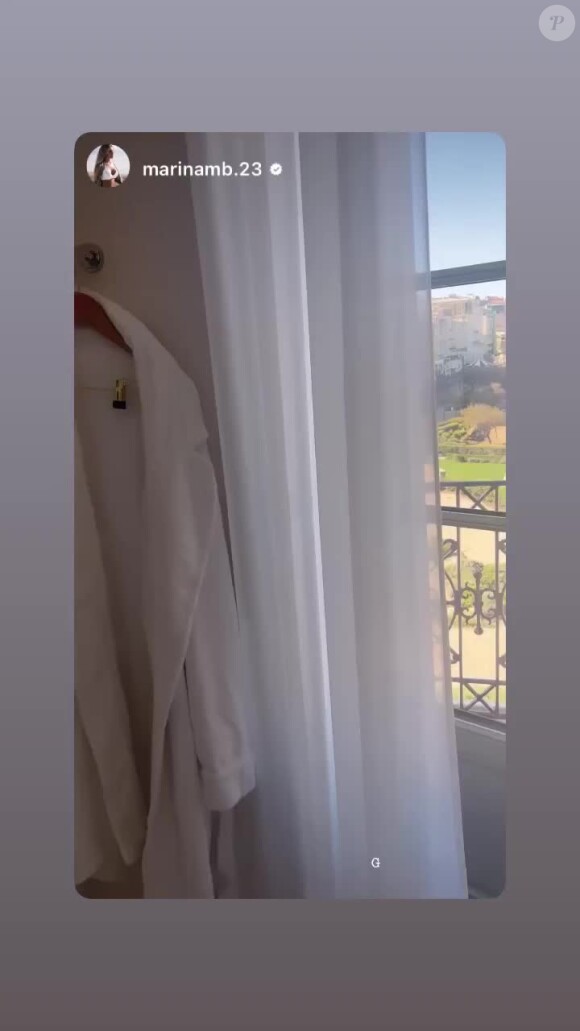 Vidéo : Sa compagne Marina a également publié une vidéo de la vue ...