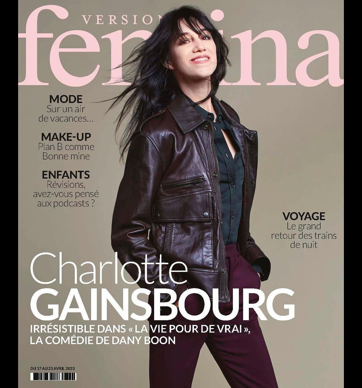 Photo : Retrouvez l'interview intégrale de Charlotte Gainsbourg dans le magazine Version Femina ...