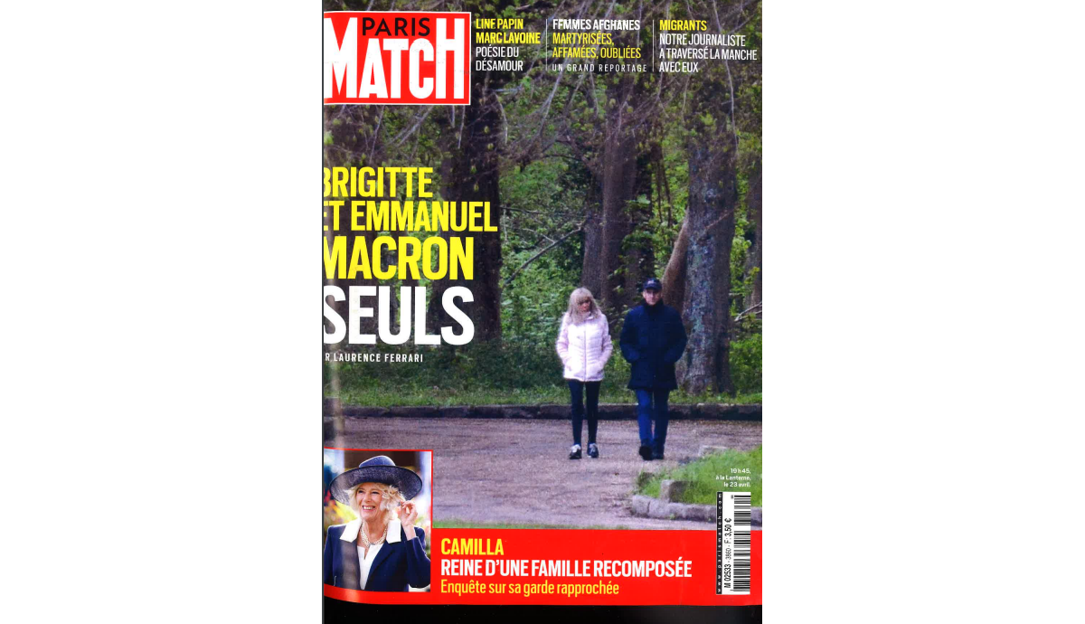 Photo : Couverture du magazine "Paris Match". - Purepeople