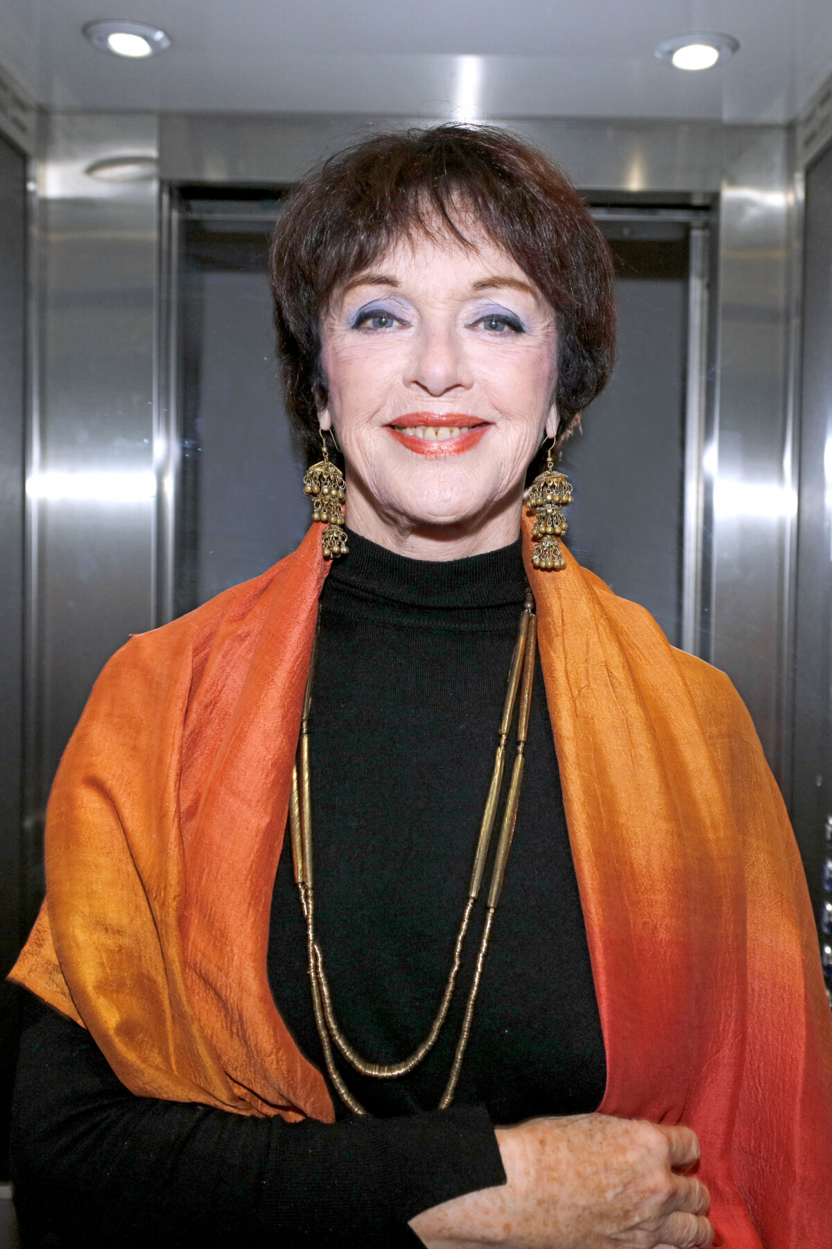 Photo : Portrait de Anny Duperey lors de l'enregistrement de l'émission ...
