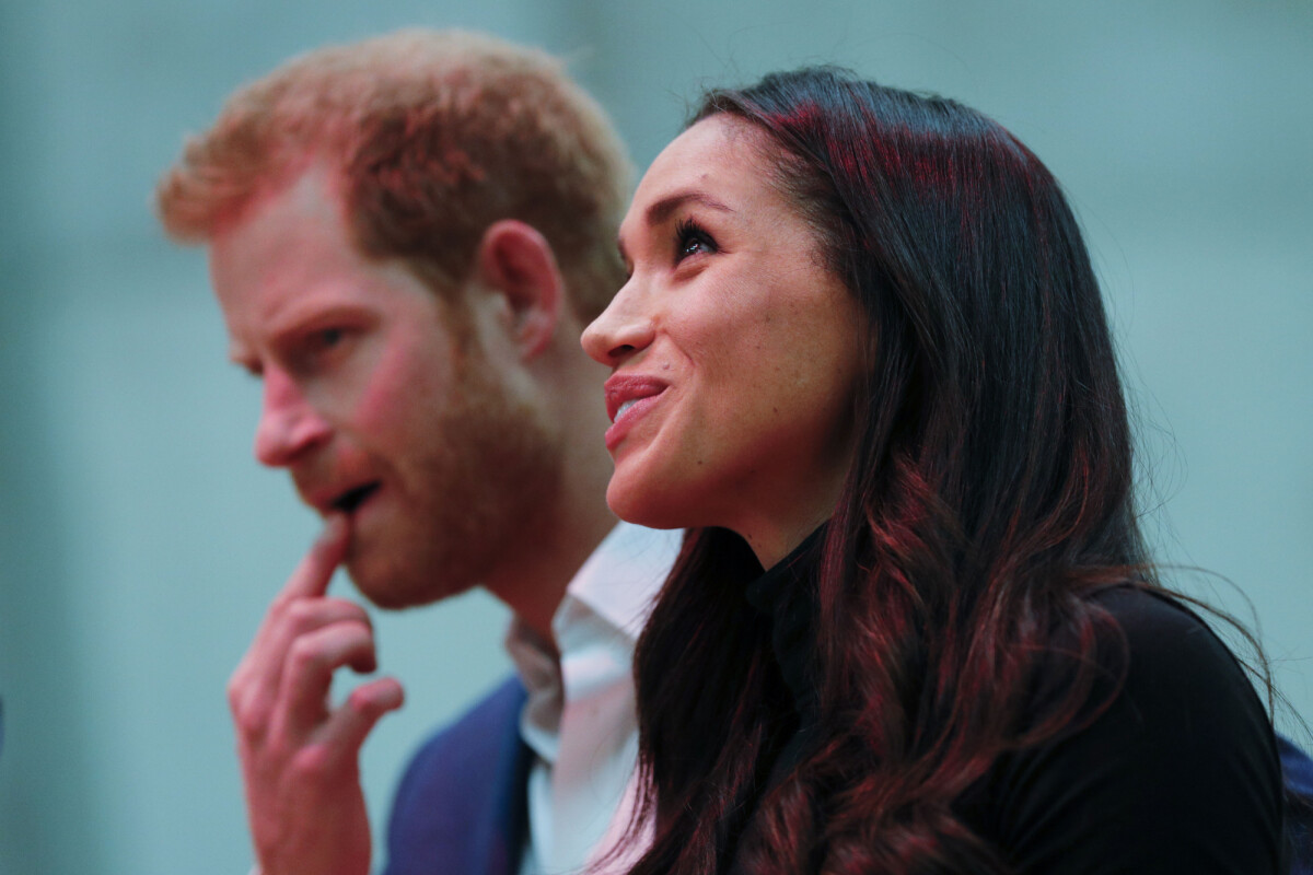 Photo : Le prince Harry et sa fiancée Meghan Markle visitent l'académie ...