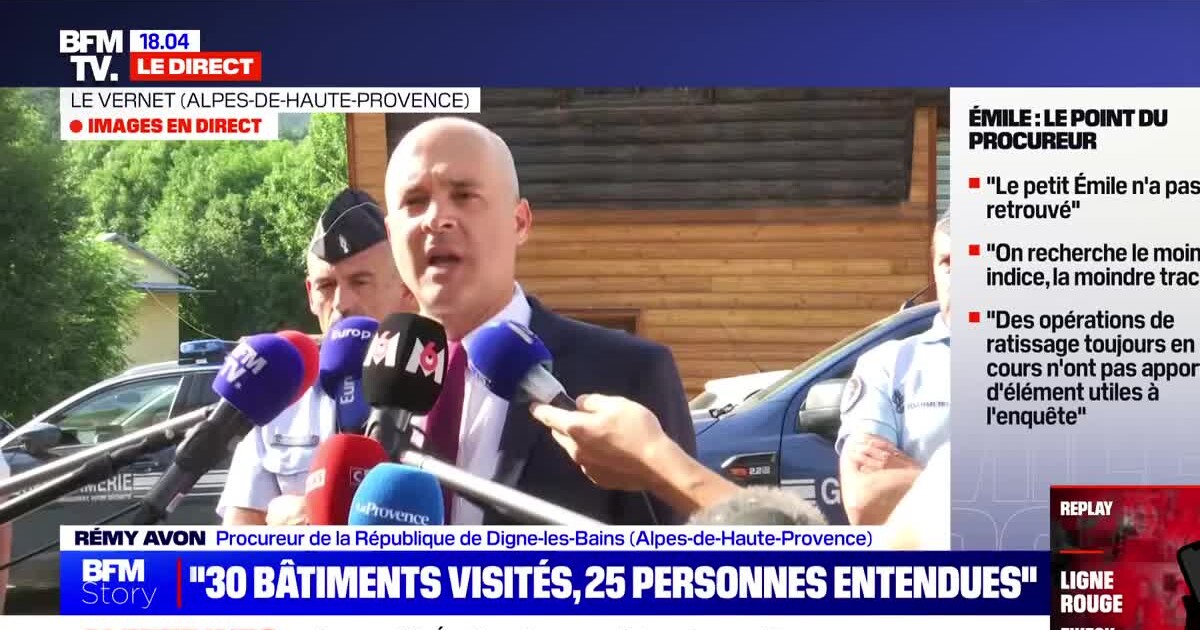 Disparition d'Emile, 2 ans : Un camping-car a été contrôlé suite à l ...