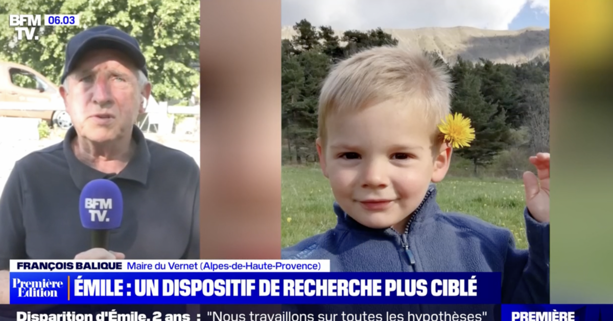 Disparition d'Émile : L'enfant n'était pas seul avec ses grands-parents ...