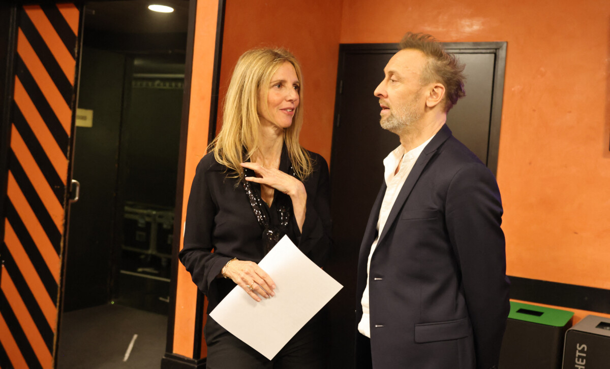 Photo : Exclusif - Sandrine Kiberlain, Pierre Souchon - Backstage du ...
