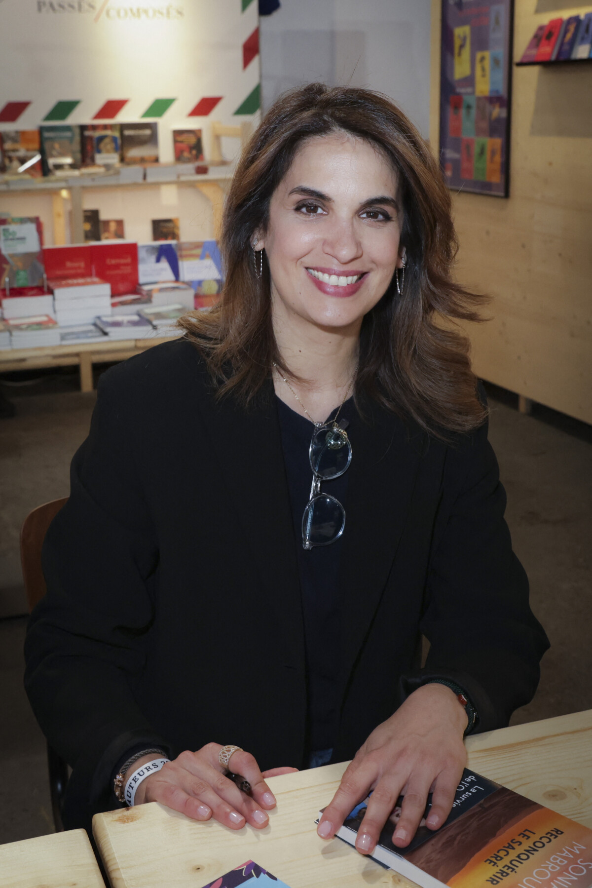 Photo : Sonia Mabrouk - Festival du Livre de Paris 2023 au Grand Palais ...
