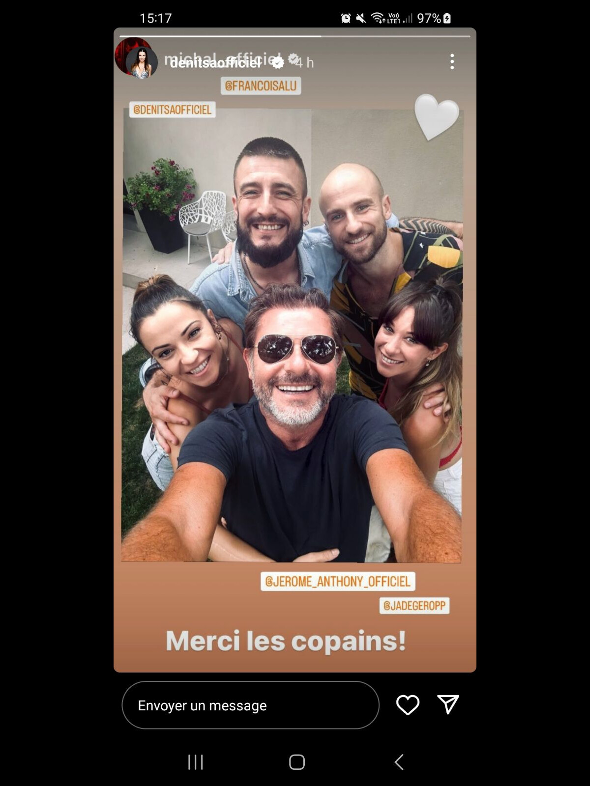 Photo : Sur Instagram, les amis ont immortalisé leurs retrouvailles ...