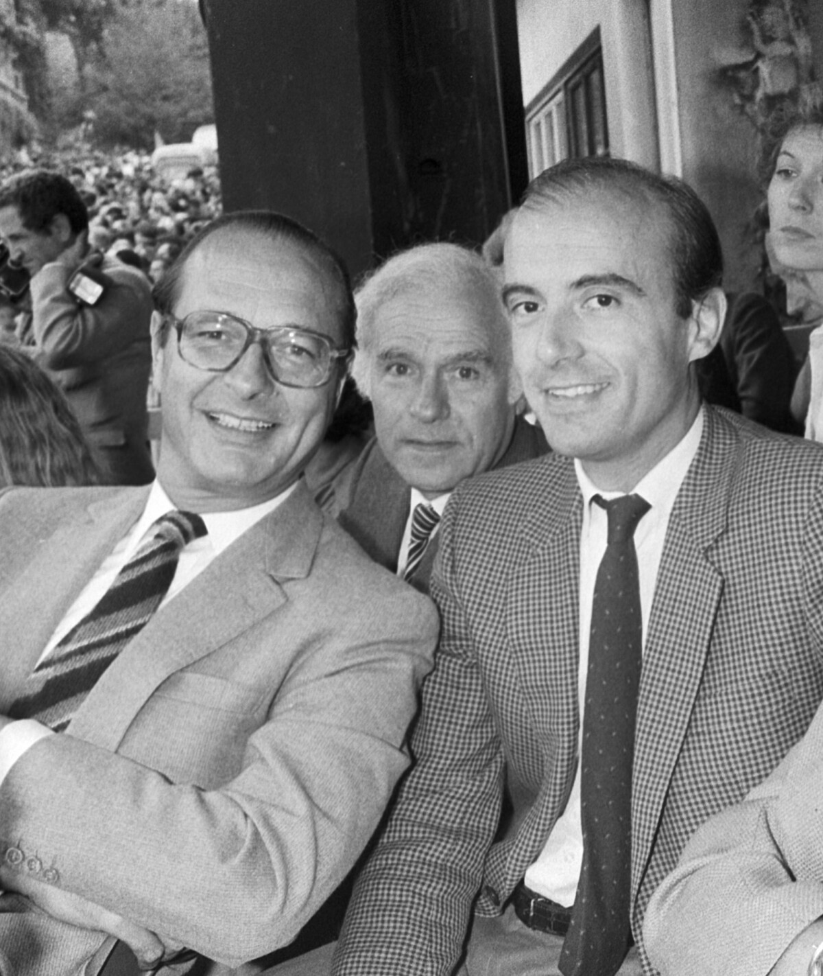 Photo : Archive - Jacques Chirac et Alain Juppé aux vendanges des ...