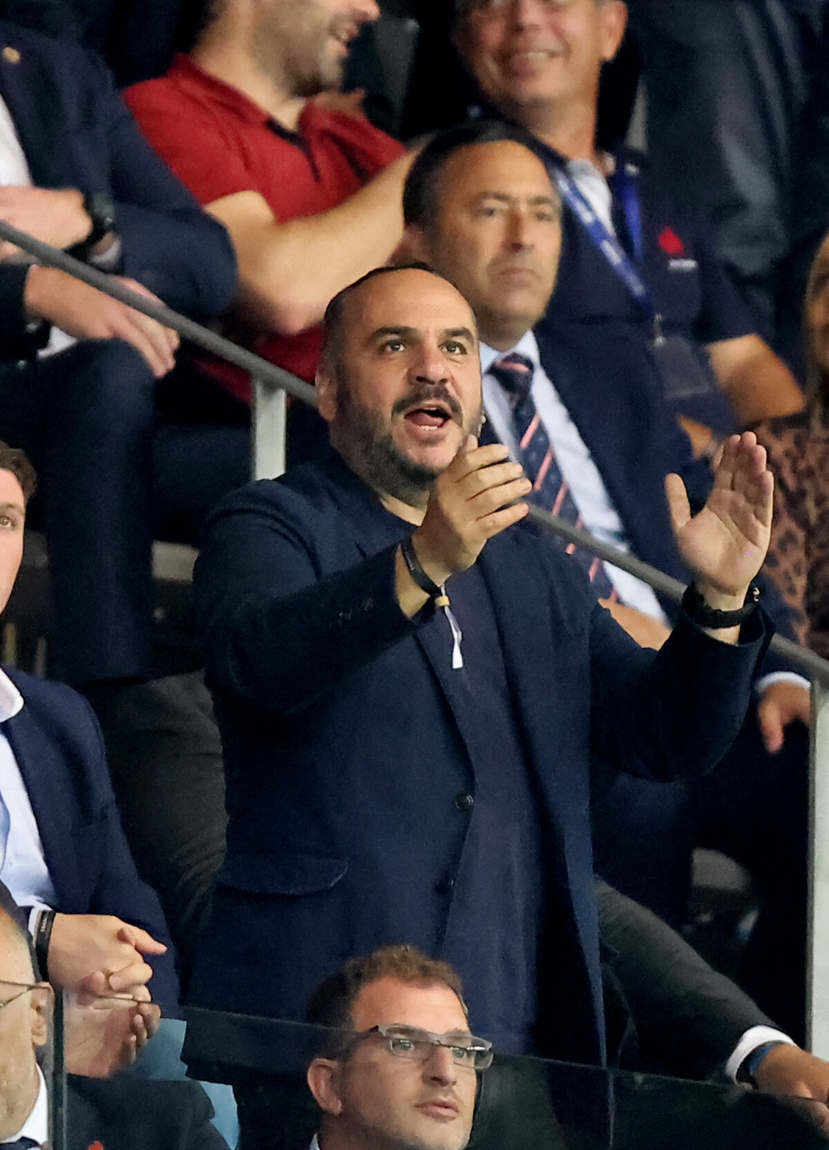 Photo : François-Xavier Demaison, lui aussi présent dans le stade de ...