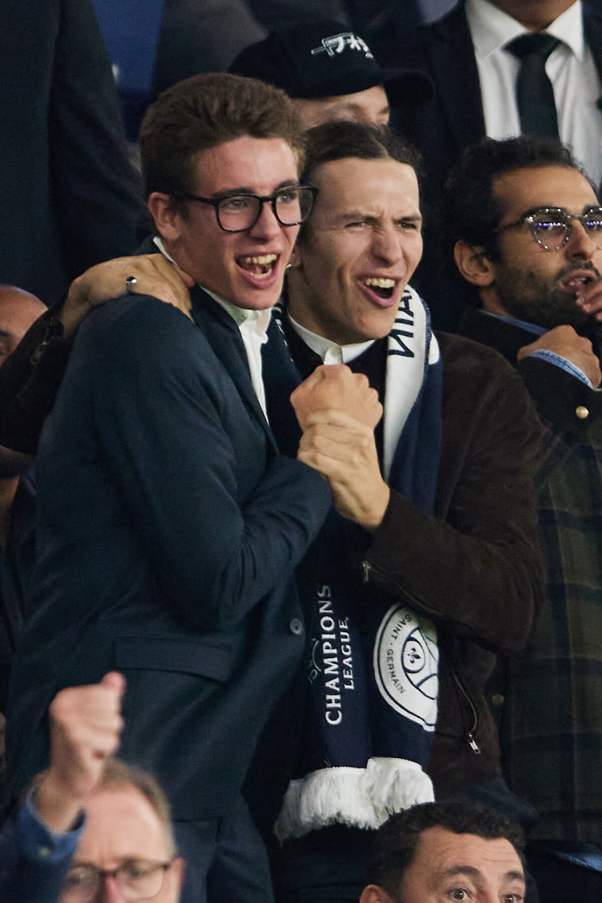 Photo : Dany Boon est, par exemple, venu encourager l'équipe du PSG ...