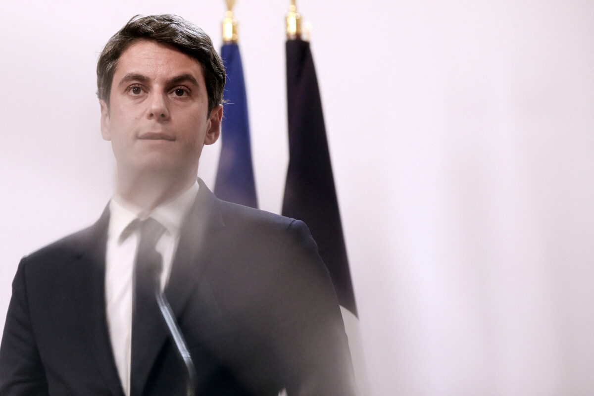 Photo : Le ministre de l'éducation, Gabriel Attal - La première ...