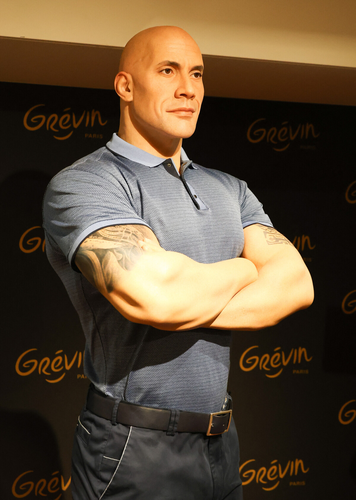 Photo : Illustration - Inauguration de la statue de cire de Dwayne ...