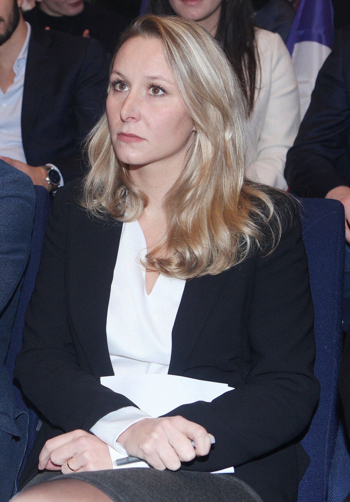 Photo : Marion Maréchal lors de la fête du premier anniversaire du ...