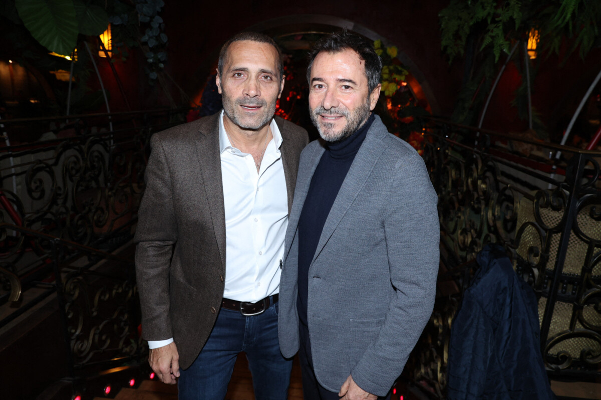 Photo : Exclusif - David Setrouk et Bernard Montiel à la soirée de ...