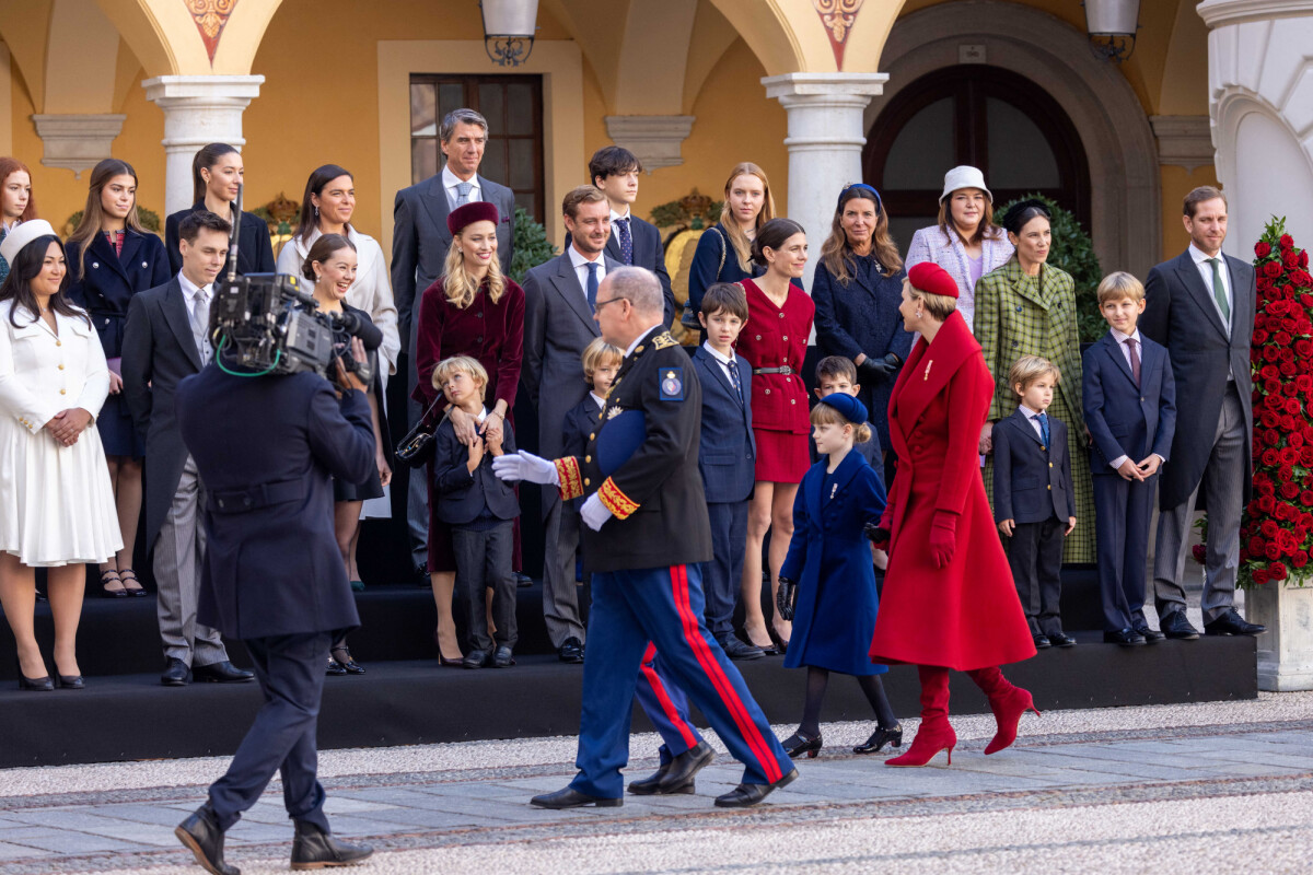 Photo : Le prince Albert II et la princesse Charlene de Monaco, leurs ...