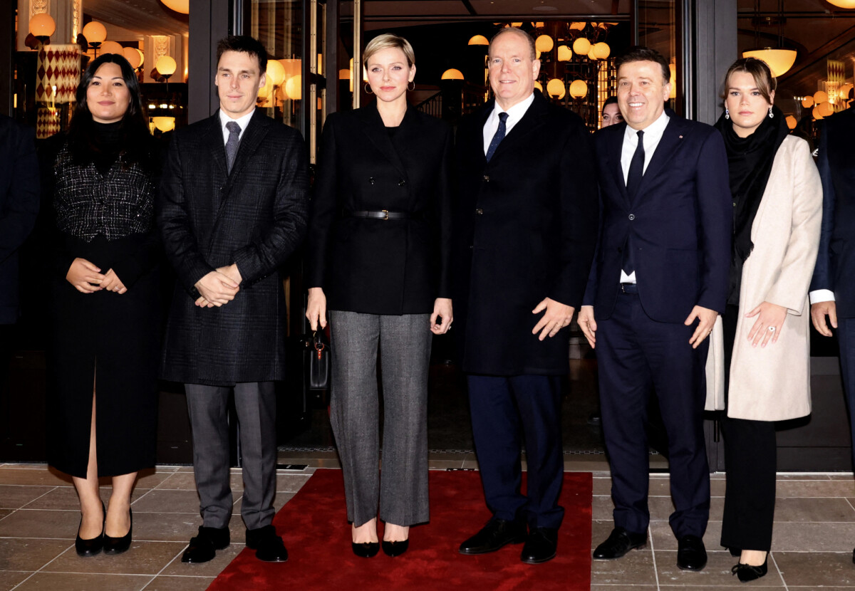 Photo : Louis Ducruet et sa femme Marie, la princesse Charlène de ...