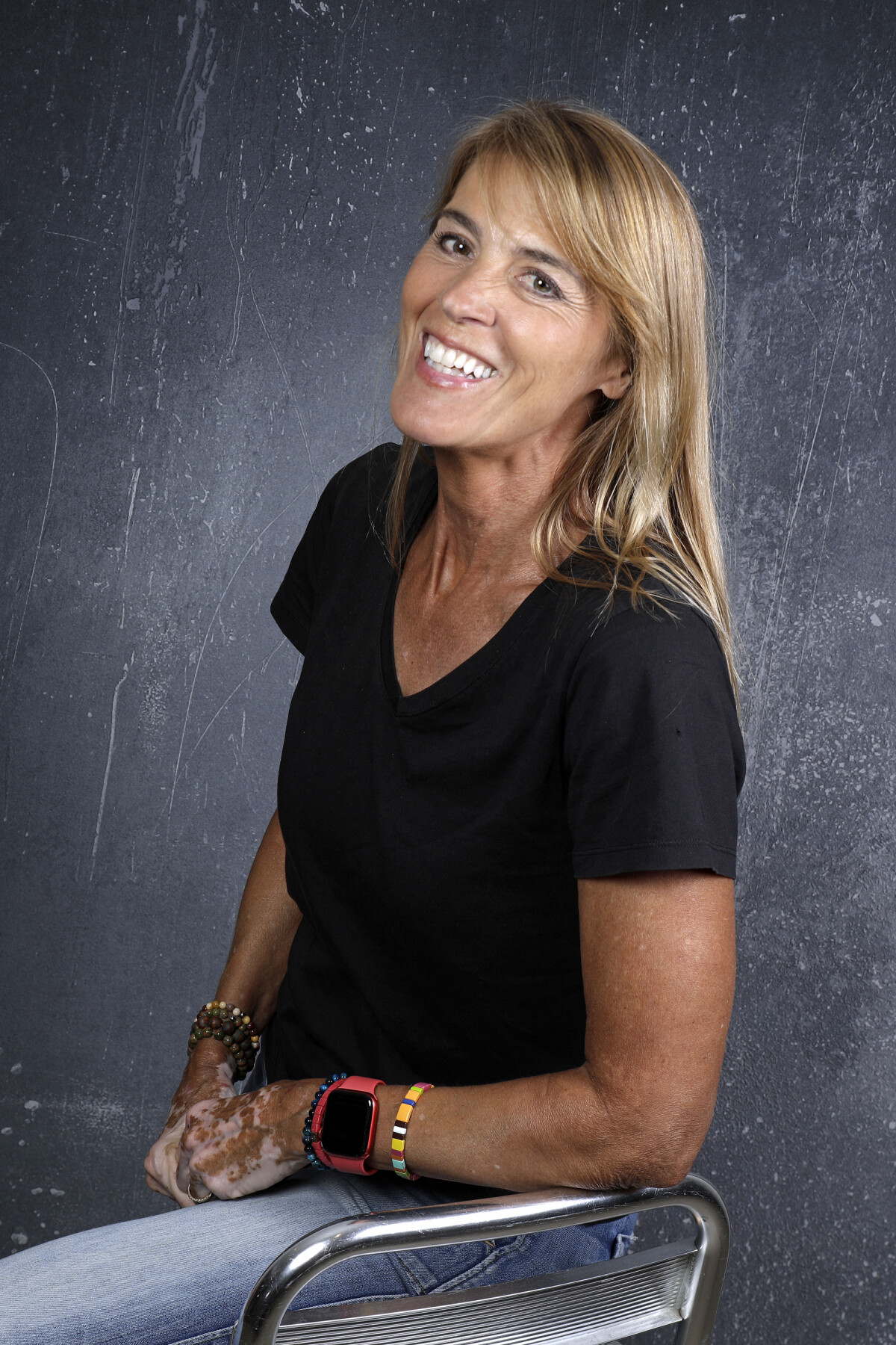 Photo Portrait De Nathalie Simon Lors De Lenregistrement De L