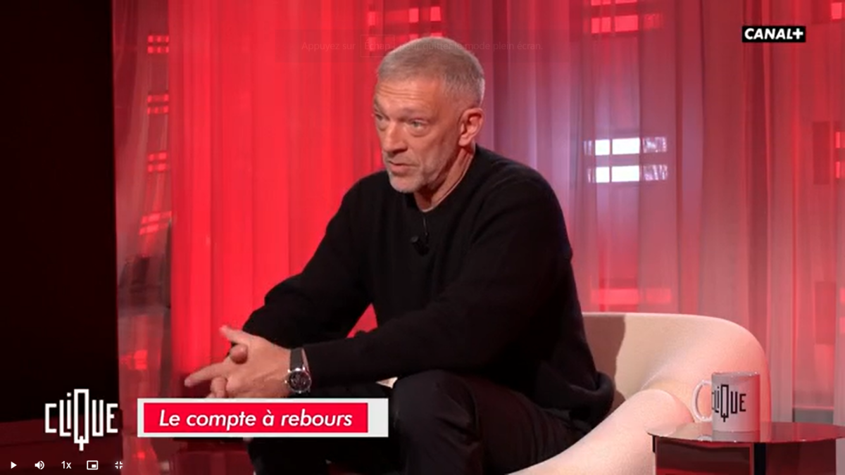 Vidéo : Vincent Cassel, Clique. - Purepeople