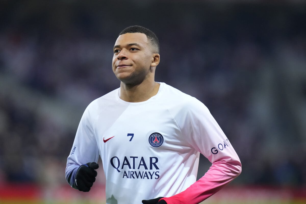 Photo : Kylian Mbappe (7) (Paris St Germain (PSG)) - Match de Ligue 1 ...