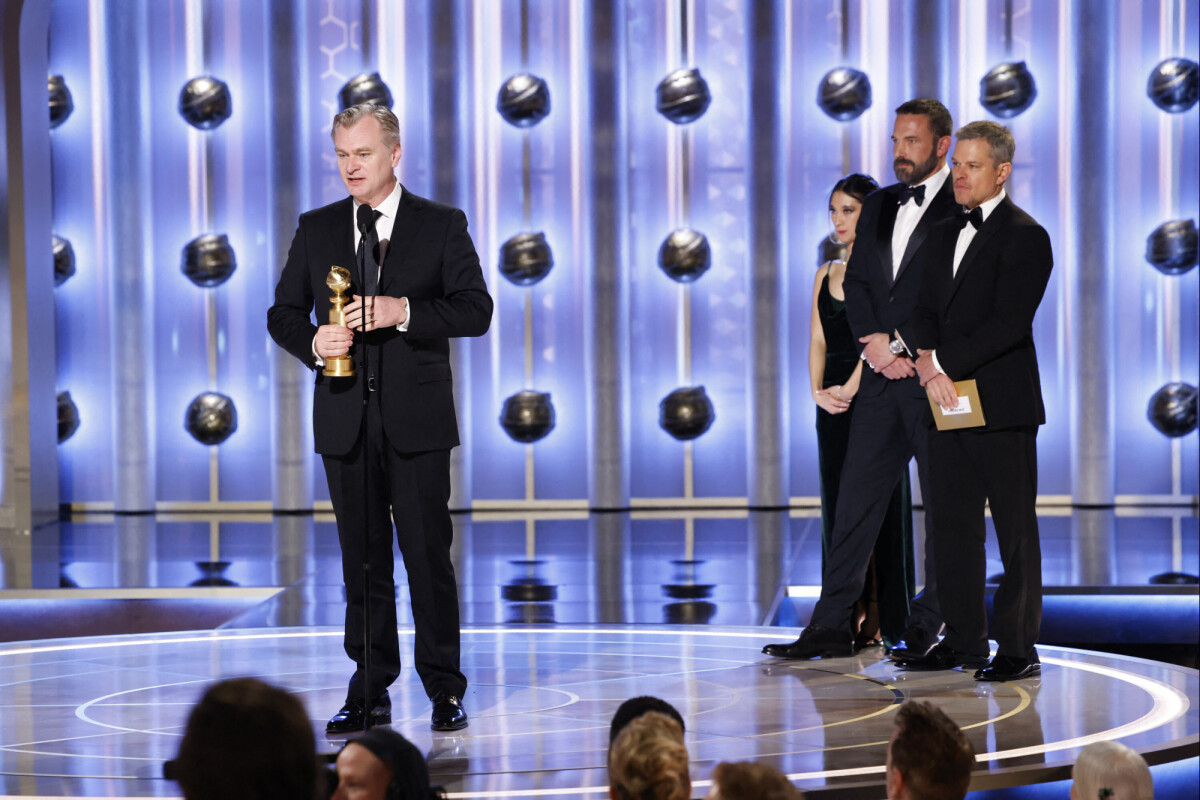 Photo : Christopher Nolan, Ben Affleck et Matt Damon - 81e cérémonie ...