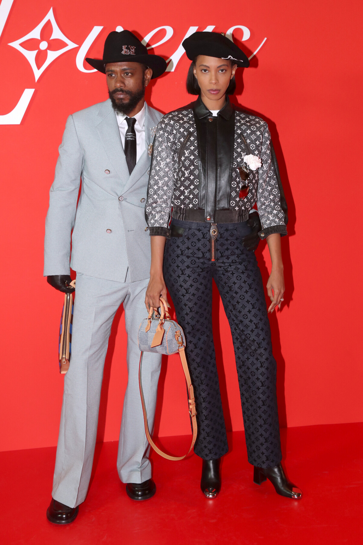 Photo : LaKeith Stanfield et Kasmere Trice - Défilé de mode Louis ...