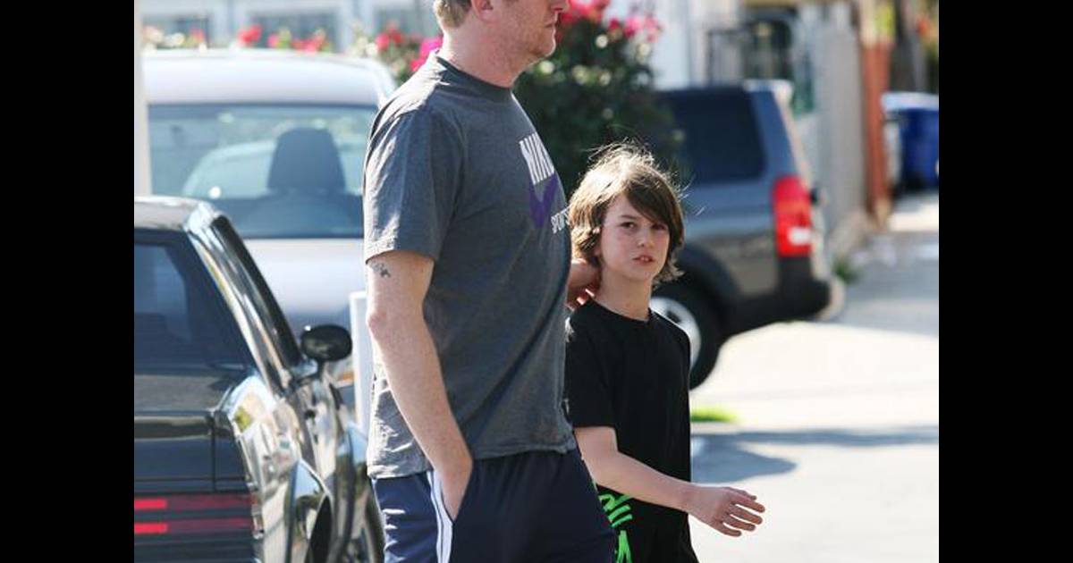 Michael Rapaport avec son fils Julian Ali, le 4 mars 2010 - Purepeople