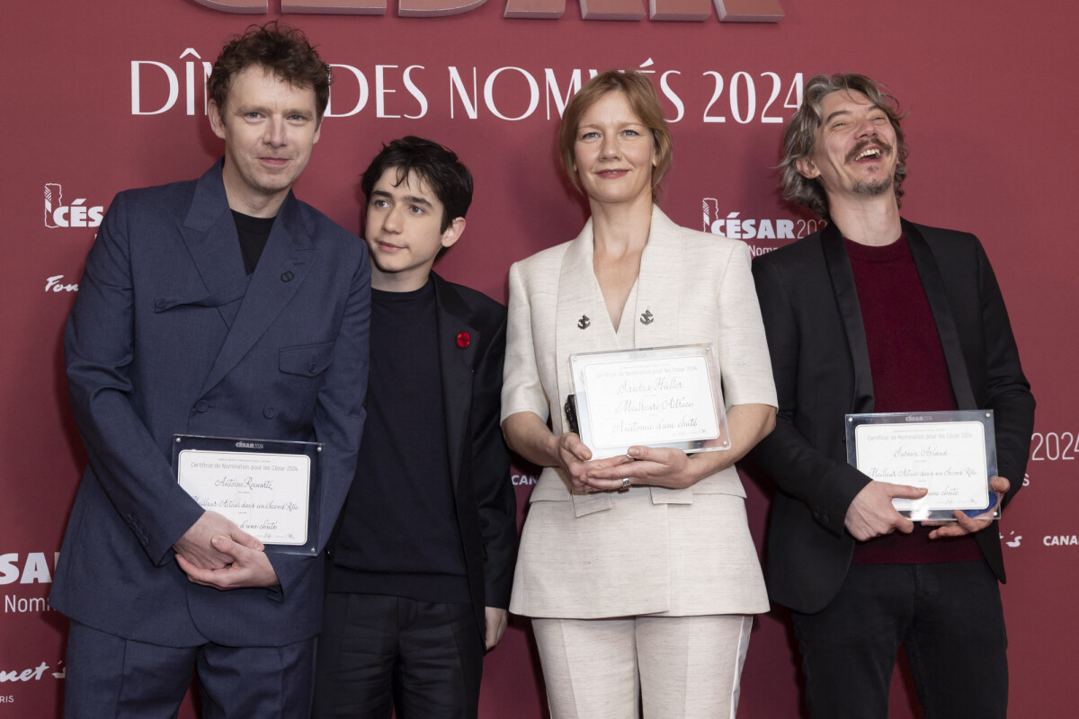 Photo : Antoine Reinartz, Milo Machado-Graner, Sandra Hüller, Swann ...