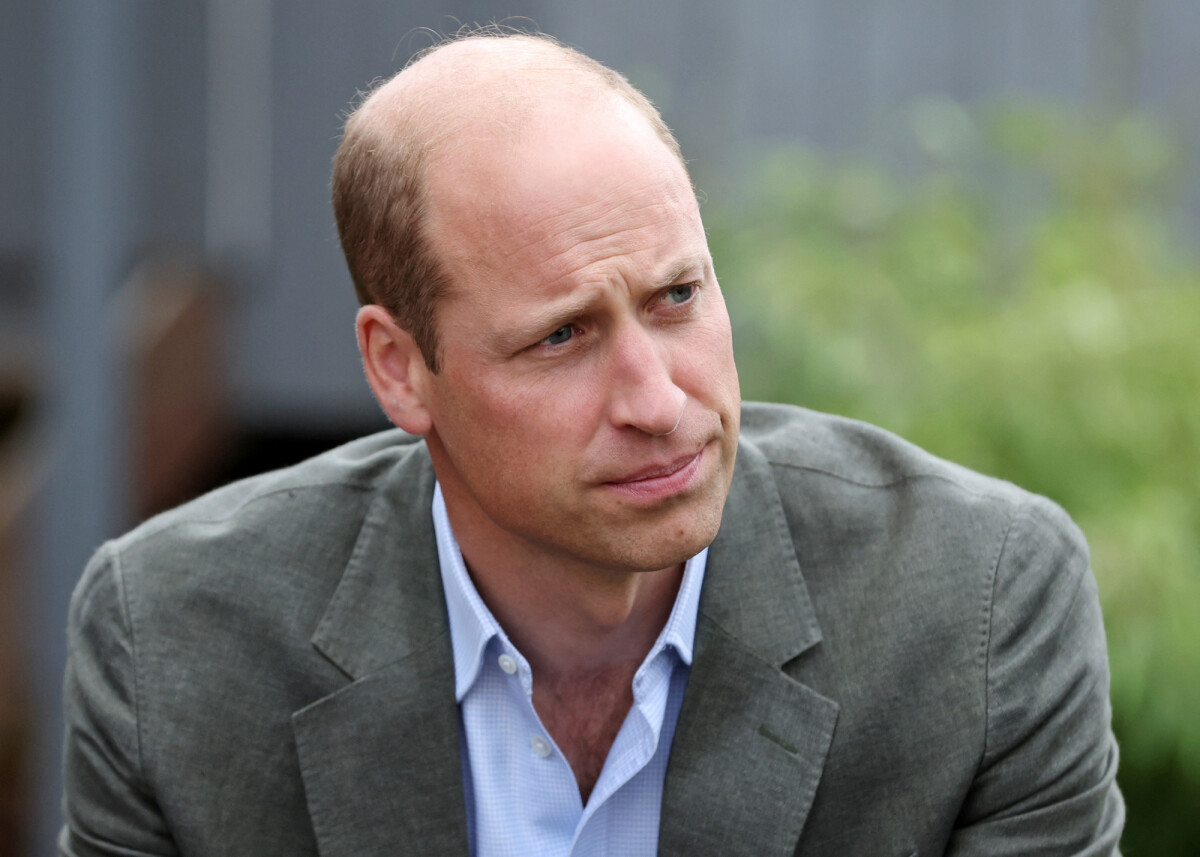 Photo : Le prince William de Galles en visite à l'association ...