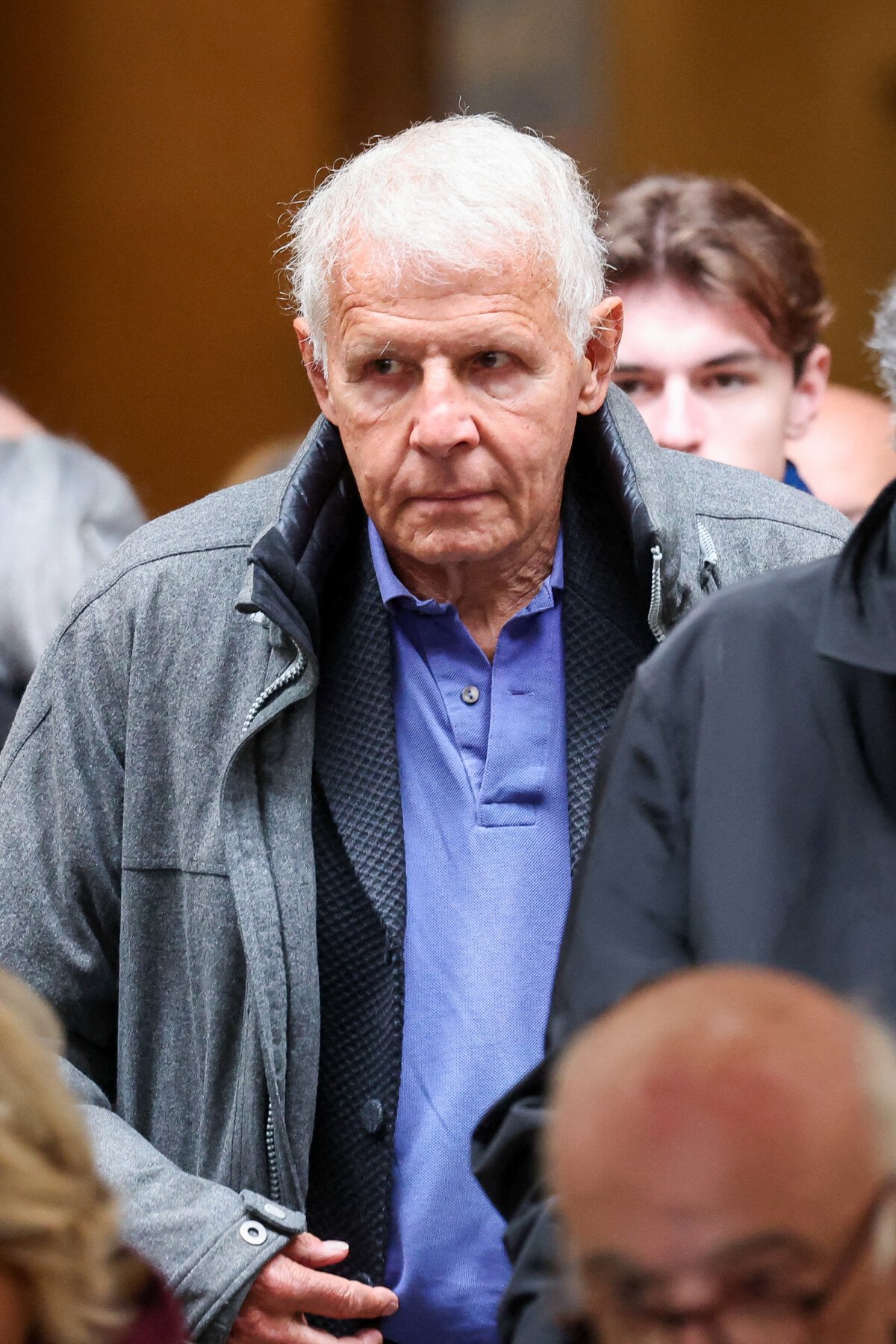 Photo : Patrick Poivre d'Arvor (PPDA) - Sorties des obsèques de l ...