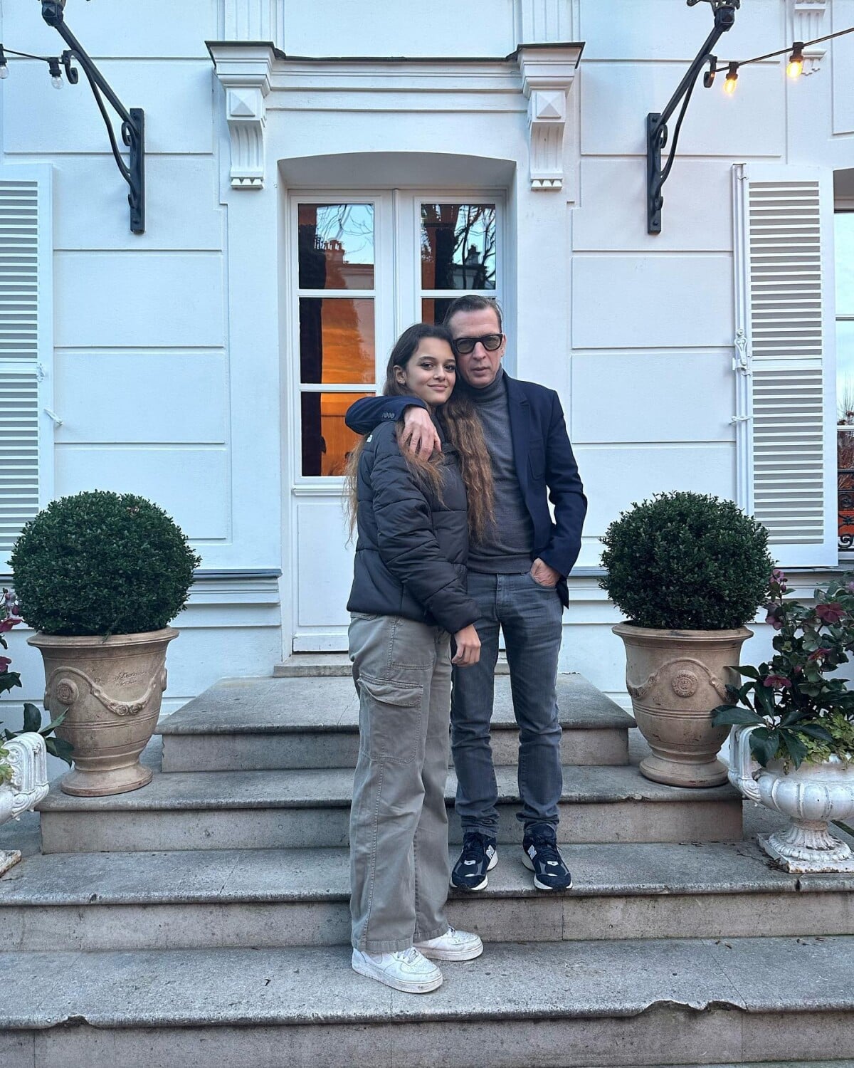 Photo : Christophe Rocancourt et sa fille Tess pour l'anniversaire de ...