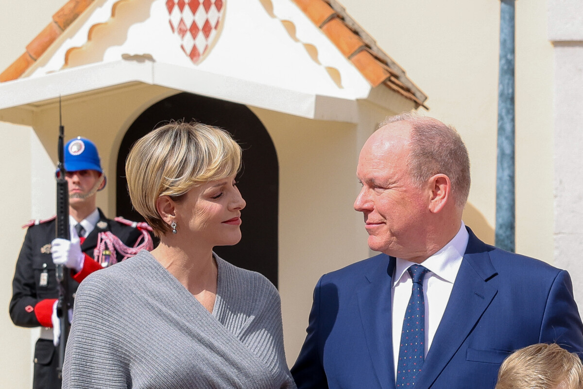 Photo : Le prince Albert II de Monaco et la princesse Charlène de ...