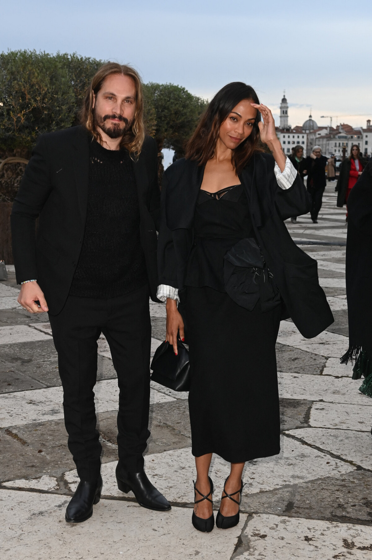 Photo : Marco Perego, Zoe Saldana - La famille Pinault est réunie au ...