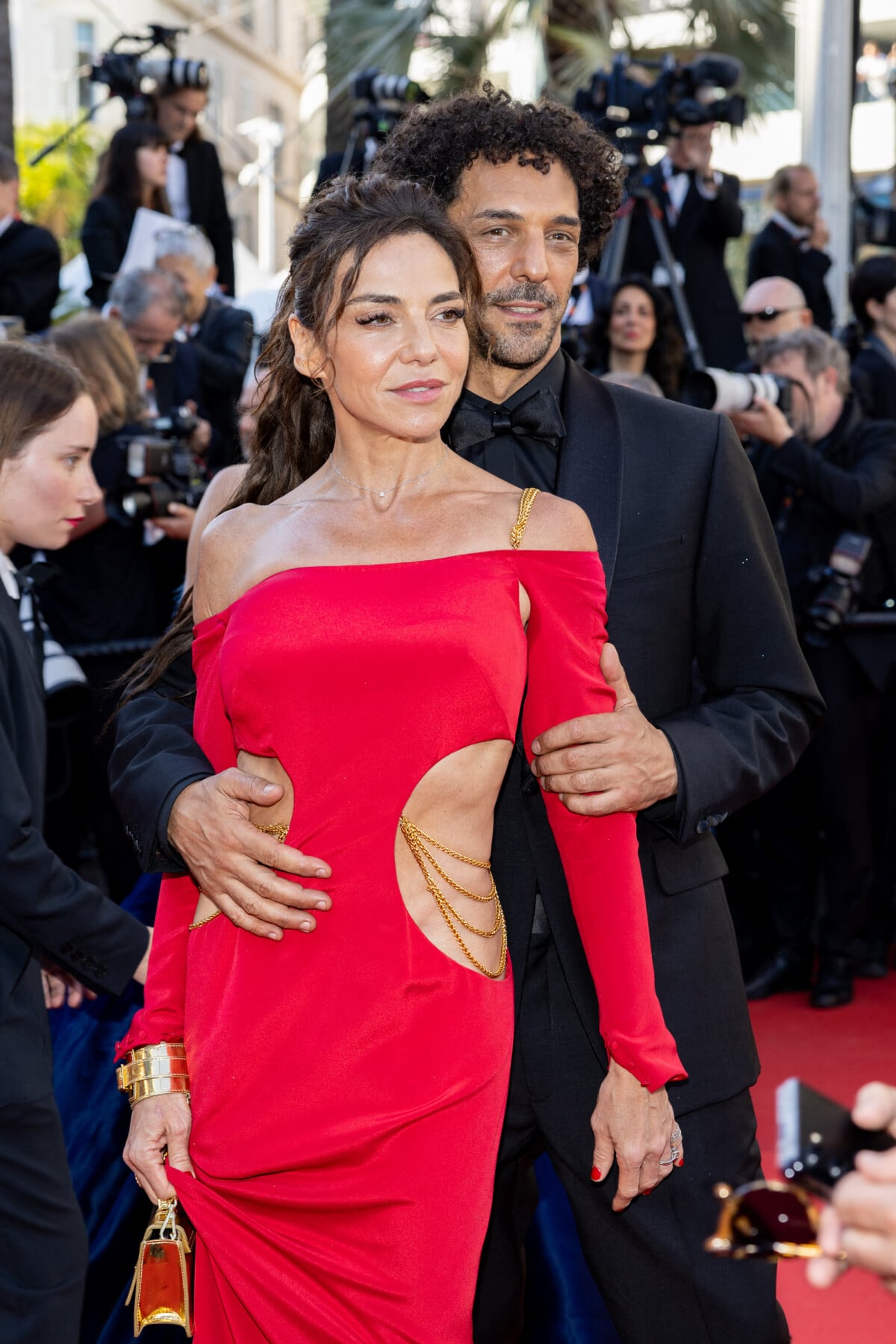 Photo : Sandra Sisley et son mari Tomer Sisley - Montée des marches du ...
