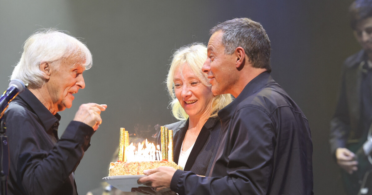 PHOTOS 80 ans de Dave sur scène avec son mari Patrick, Marc-Olivier ...